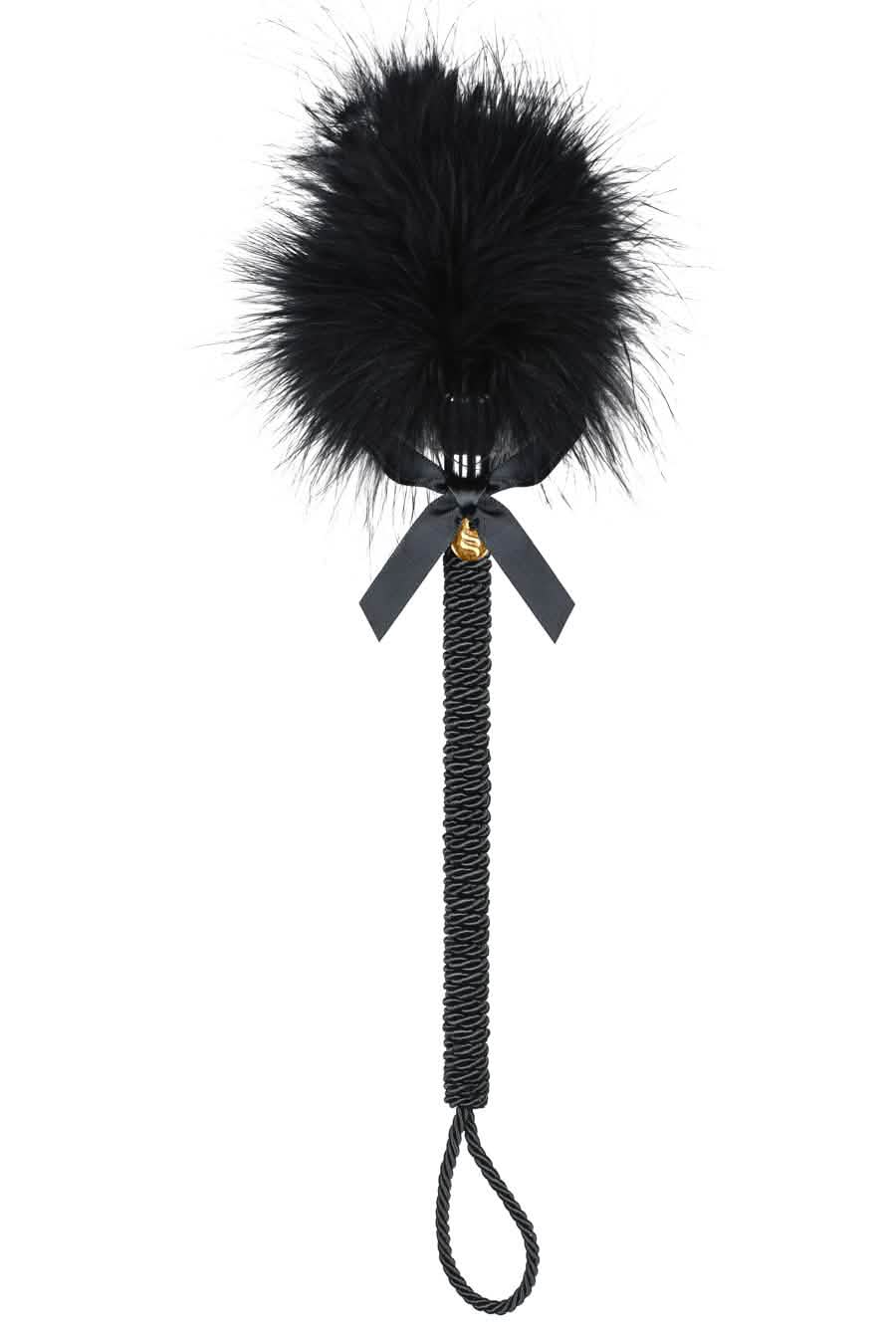 Delicate Black Feather Tickler – Lingerie Seduction